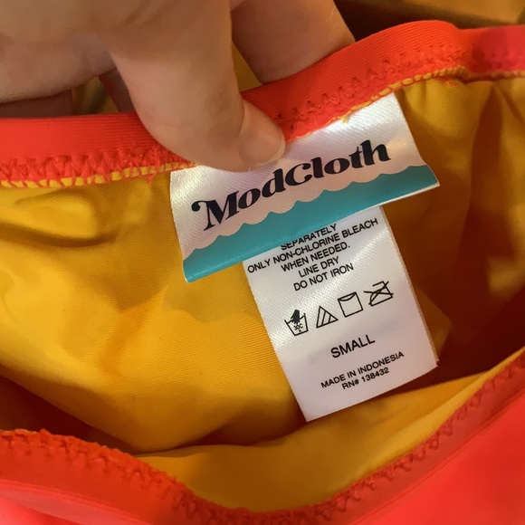 Modcloth | Swim | Nwot Modcloth Siena One Piece Multicolored Yellow ...